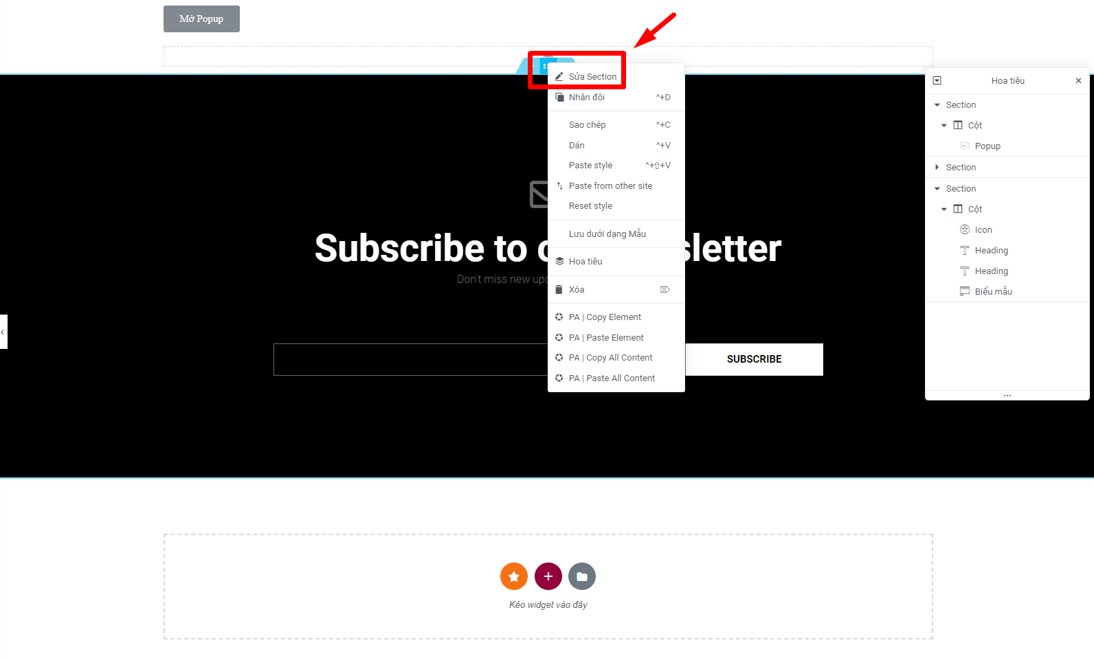 Hướng dẫn tạo popup hiển thị tự động – Hướng Dẫn Aditi